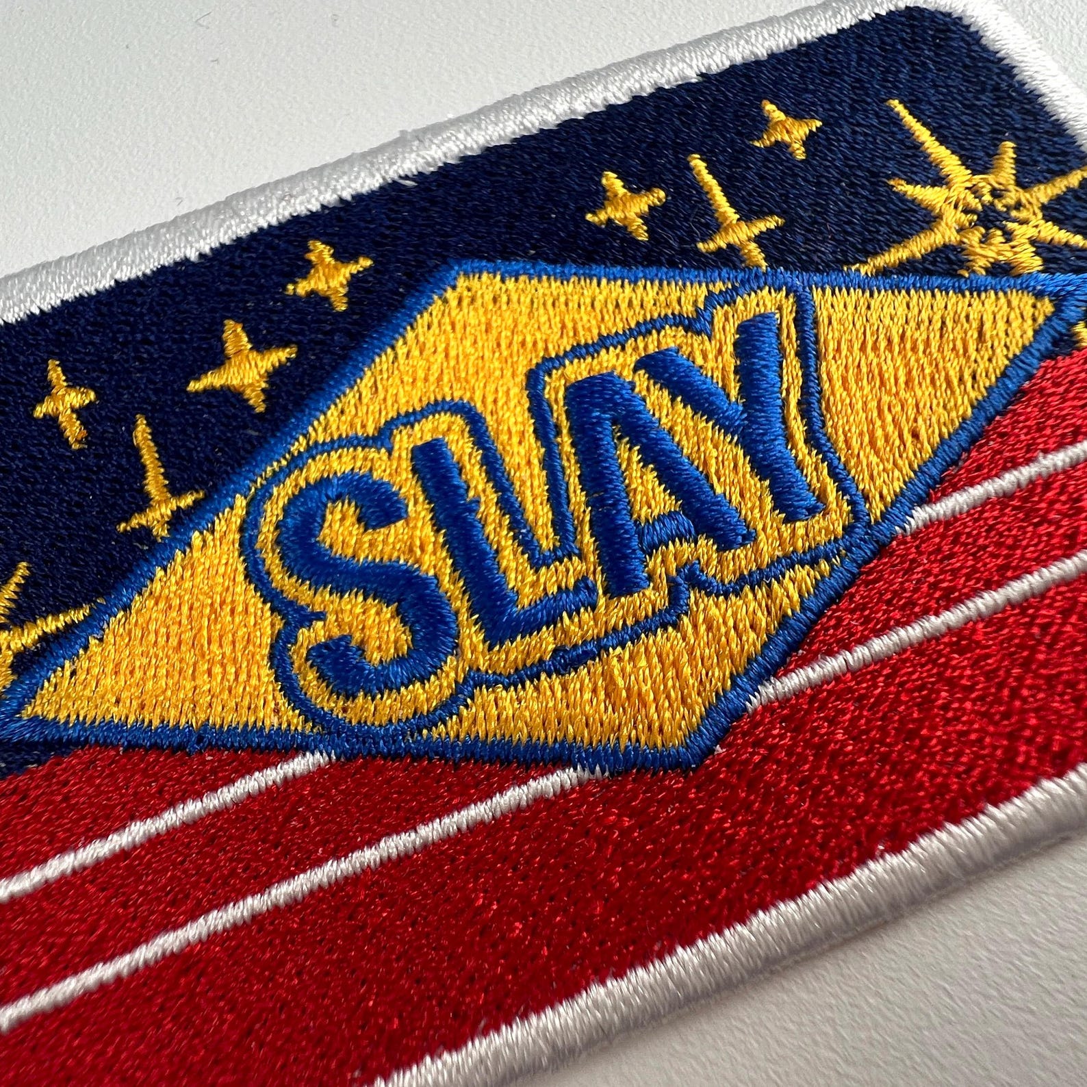 Rumi's SLAY Embroidered Patch Kpop Demon Hunters-inspired 3.5" X 2.25 ...