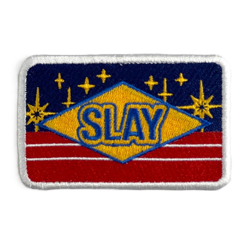 Rumi's SLAY Embroidered Patch Kpop Demon Hunters-inspired 3.5" X 2.25 ...