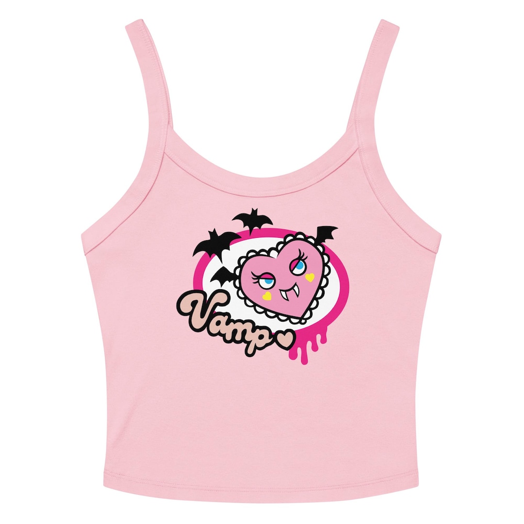 Cute "vamp" Women’s Micro-rib Tank Top - Etsy