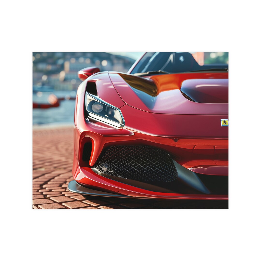 Ferrari F8 Tributo Matte Poster - Etsy