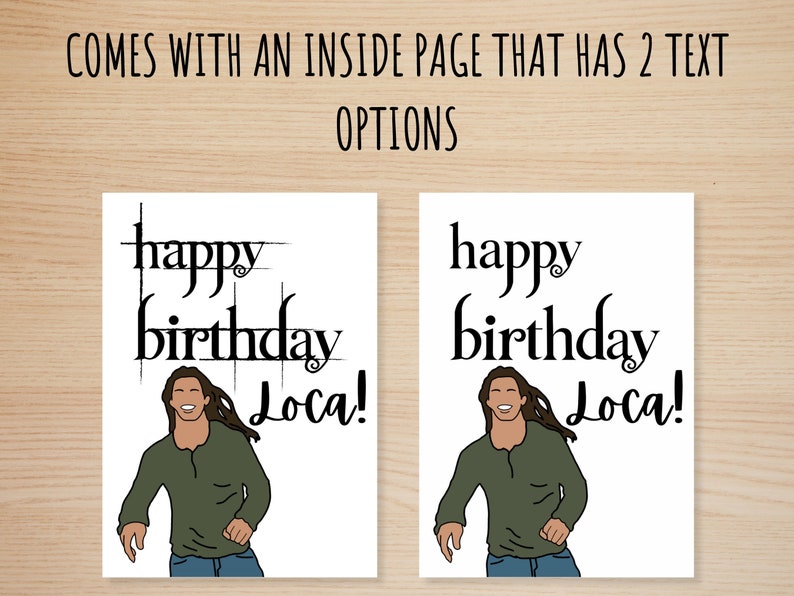 Happy Birthday Loca Card, Where the Hell Have You Been Loca, Shy ...