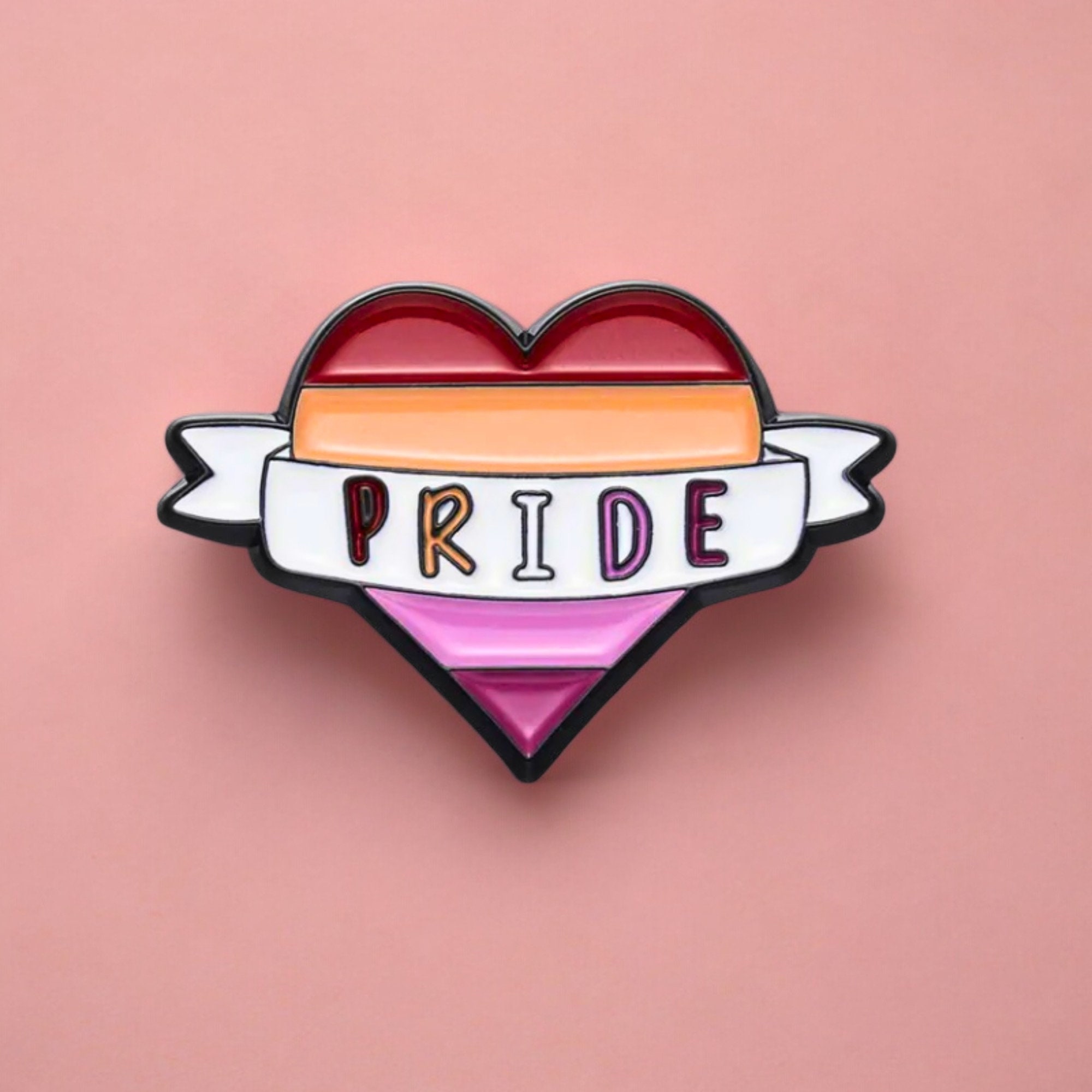 Lesbian Pins LGBT Flag Pin, Pride Festival Queer LGBTQIA, Accessories ...