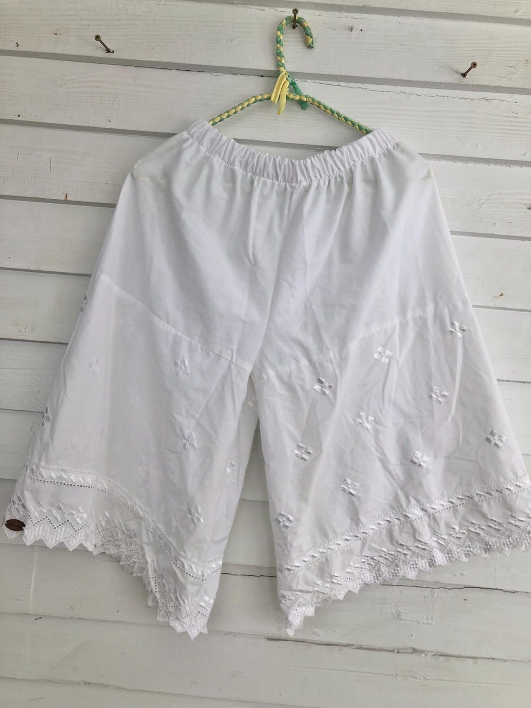 Junior/x Small White Bloomers, Lace Bloomer, Pants, Shorts, Knickers ...
