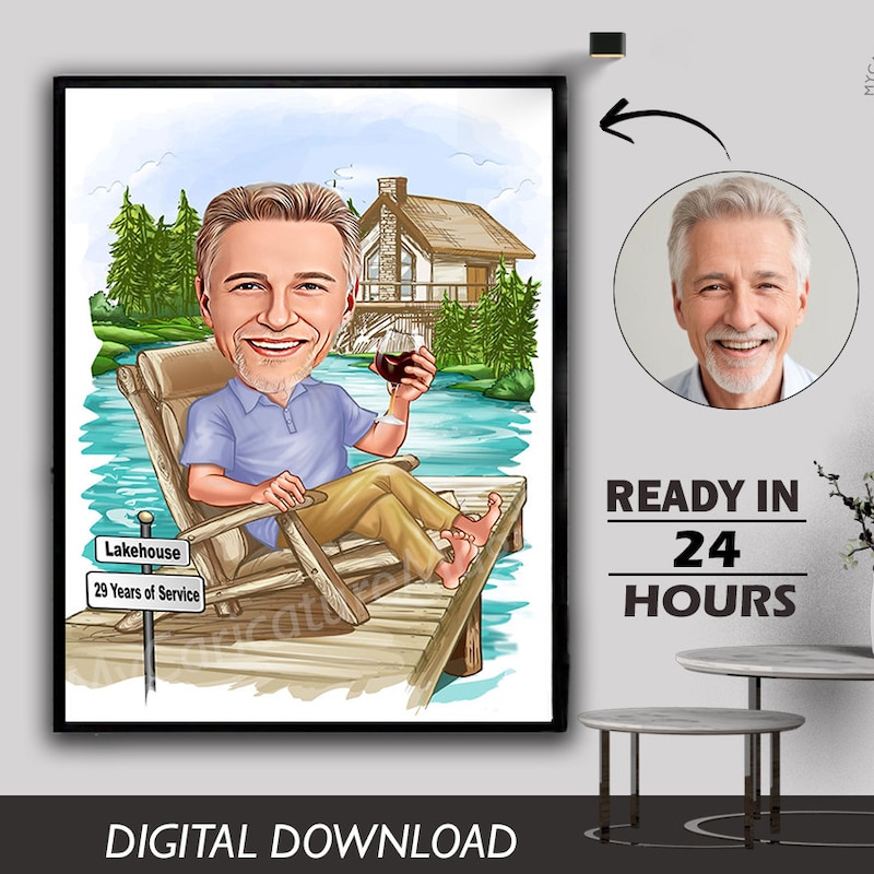 Ruhestand karikatur - Etsy.de