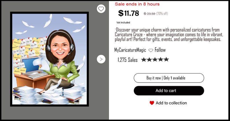 Personalized Gamer Caricature Drawing Cartoon From Photo Custom Portrait Drawing Digital Art