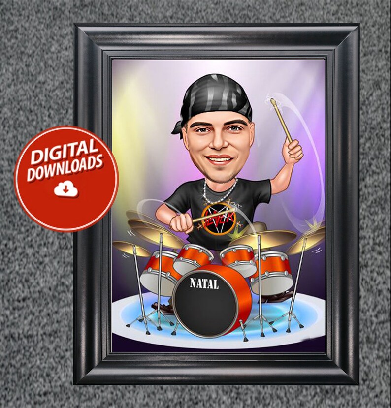Custom Music Producer Cartoon Portrait, Music Producer Caricature From ...