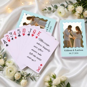 Custom Photo Playing Cards, Personalized Wedding Deck - Etsy