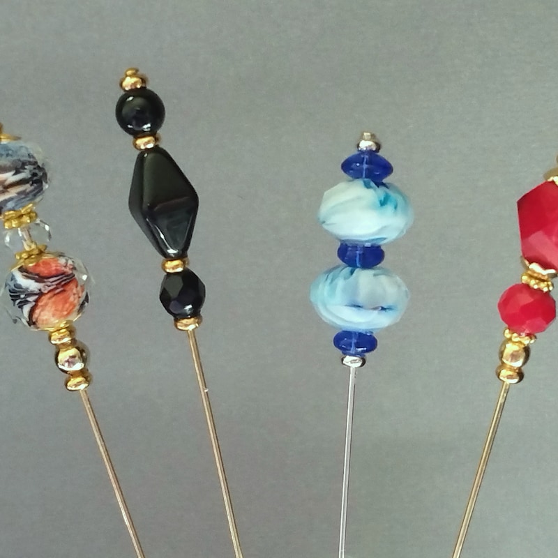 Vintage Crystal Stick Pin - Etsy