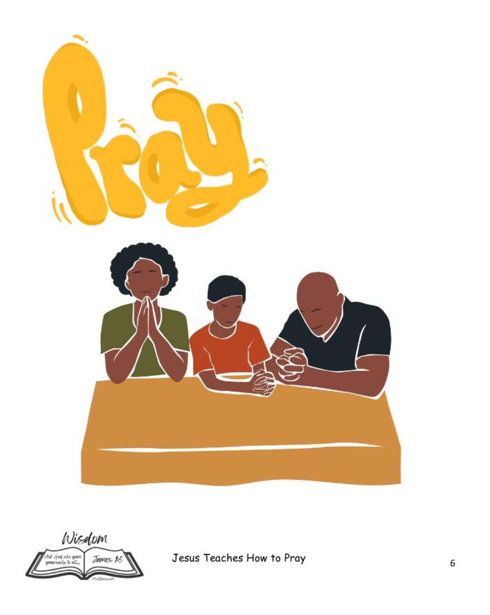 Jesus Teaches Prayer - Matthew 6 - Bible Story Worksheets (PDF Download ...