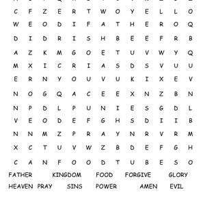 Jesus Teaches How to Pray - Bible Story Worksheets (PDF Download) - Etsy