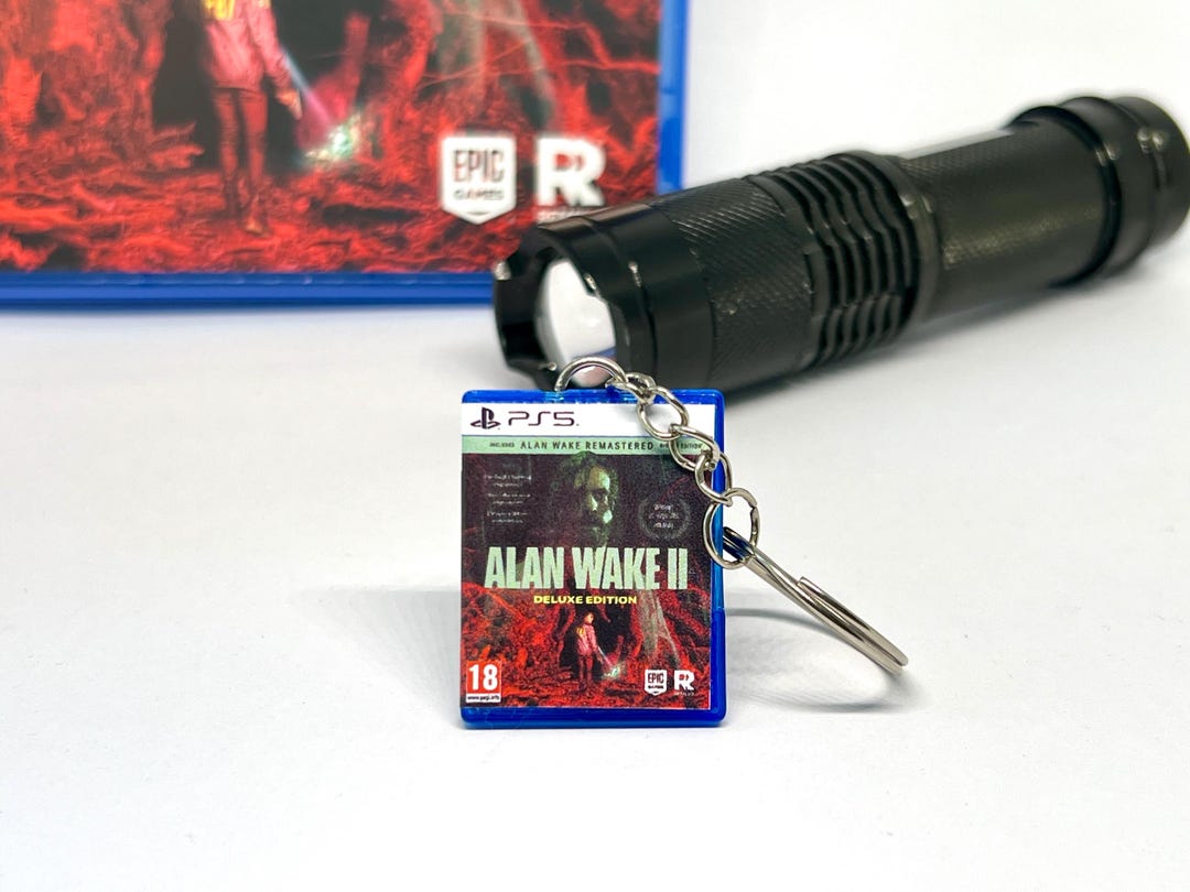 Alan Wake 2 Personalised Mini Keychain for PS5, a Perfect Gamer Gift ...