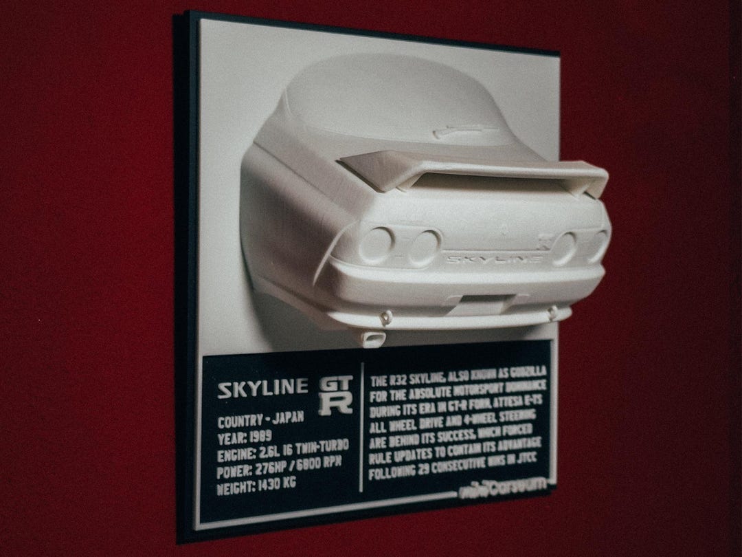 Nissan Skyline R32 GTR | 3D Car Print | Art Print | Wall Decor - Etsy