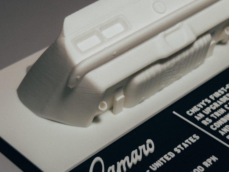 Chevrolet Camaro 1st Generation | 3D Car Print | Art Print | Wall Decor ...