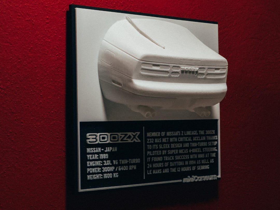 Nissan 300ZX | 3D Car Print | Art Print | Wall Decor - Etsy