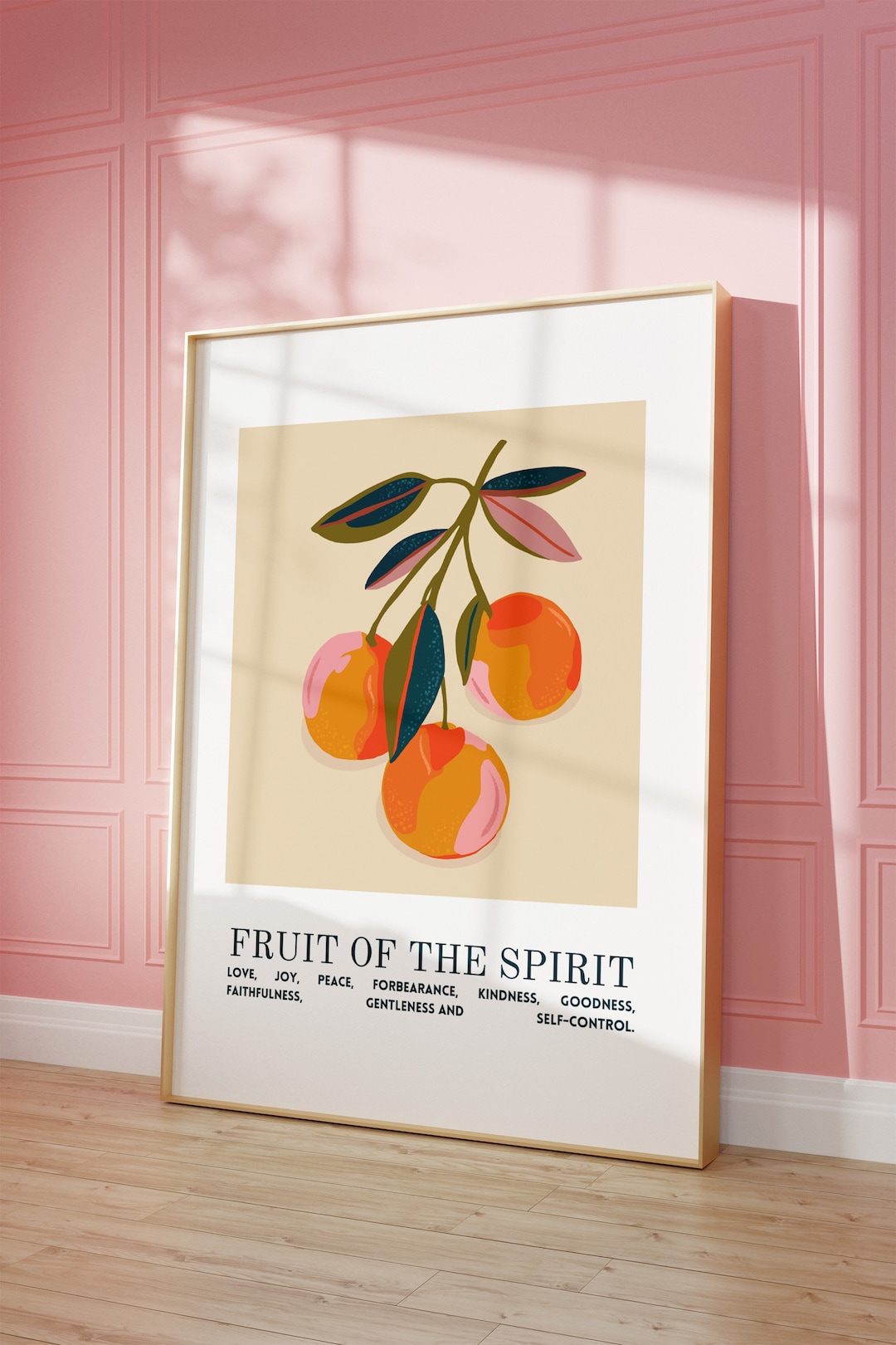 Fruit of the Spirit Wall Art, Fruit of the Spirit Poster,bible Wall Art ...