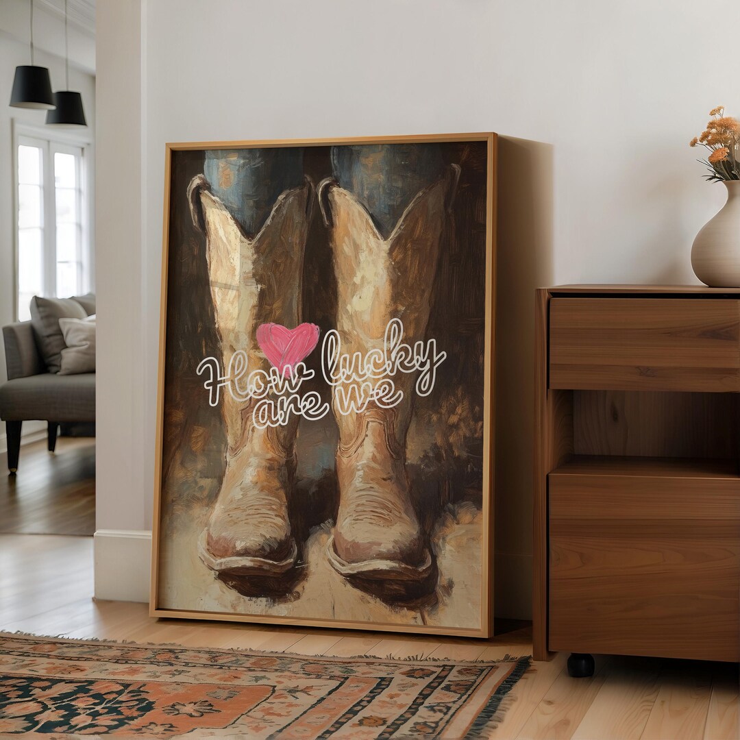 Zach Bryan Wall Art Zach Bryan How Lucky Are We Western Art Country ...