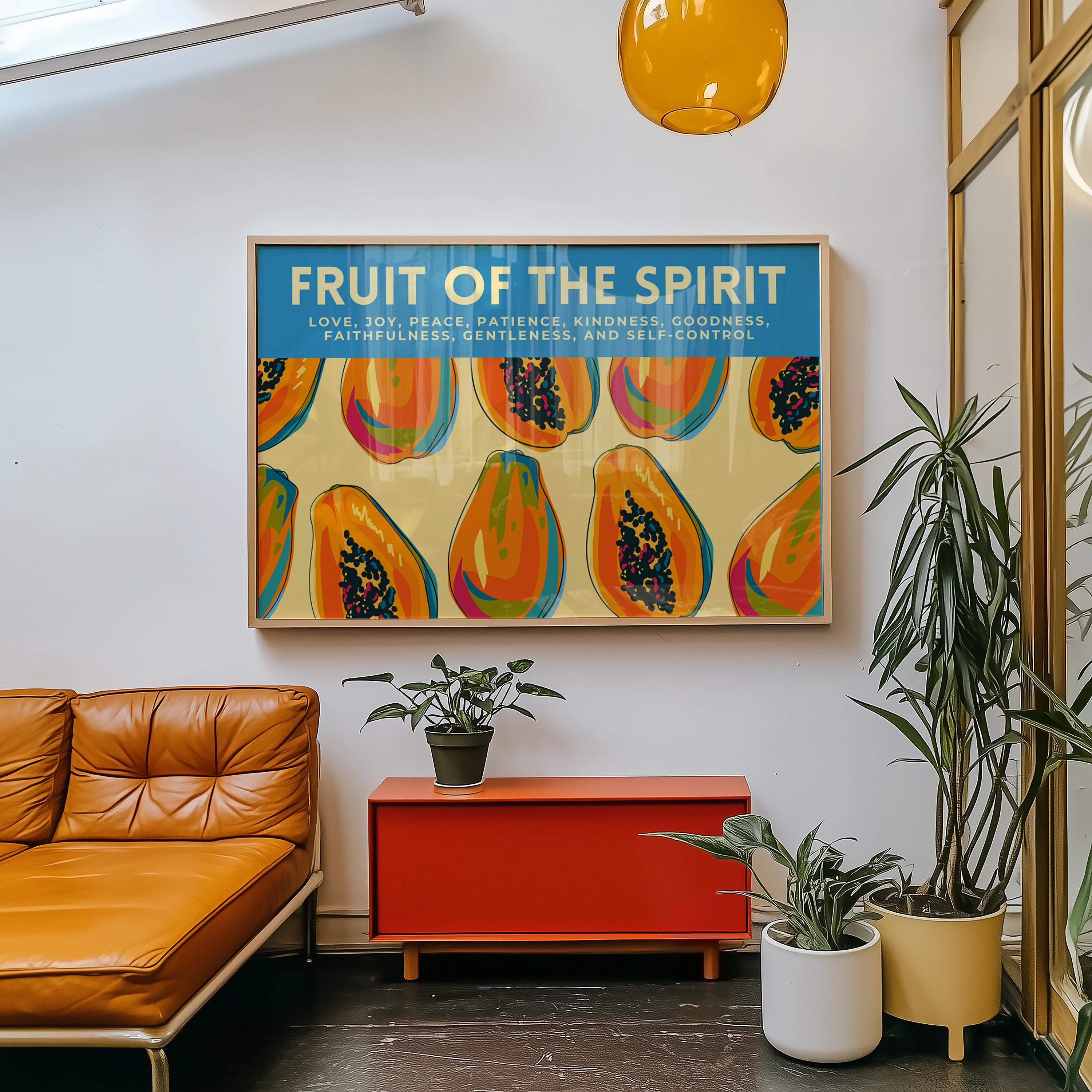 Fruit of the Spirit Wall Art, Fruit of the Spirit Poster, Holy Spirit ...