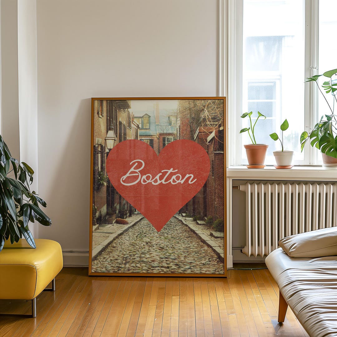Boston Wall Art, Boston Print, Boston Poster, City Wall Art, Boston ...
