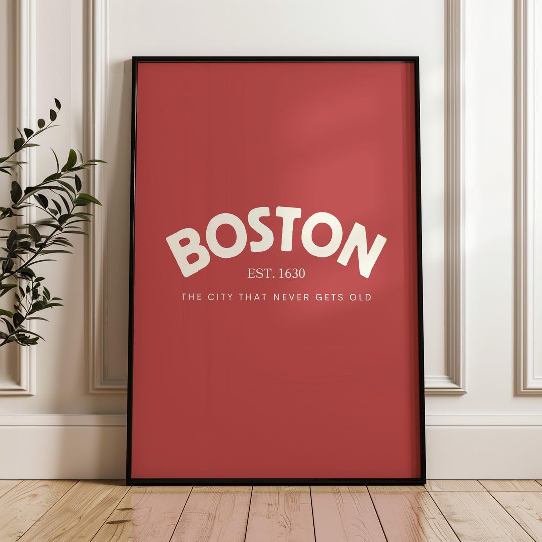 Boston Wall Art Boston Poster Boston Print City Art Travel Prints ...