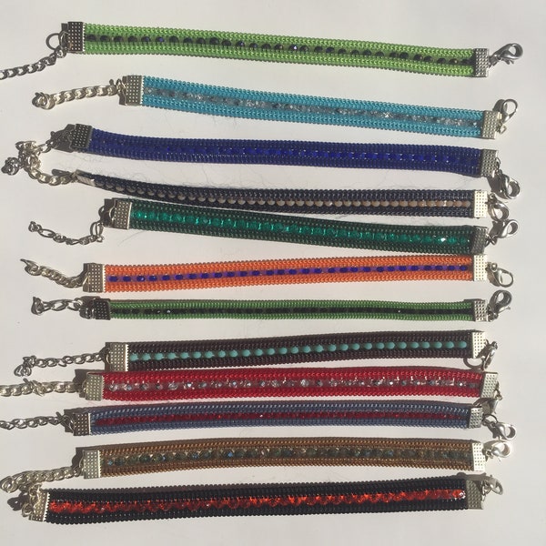 Zipper Bracelet - Etsy
