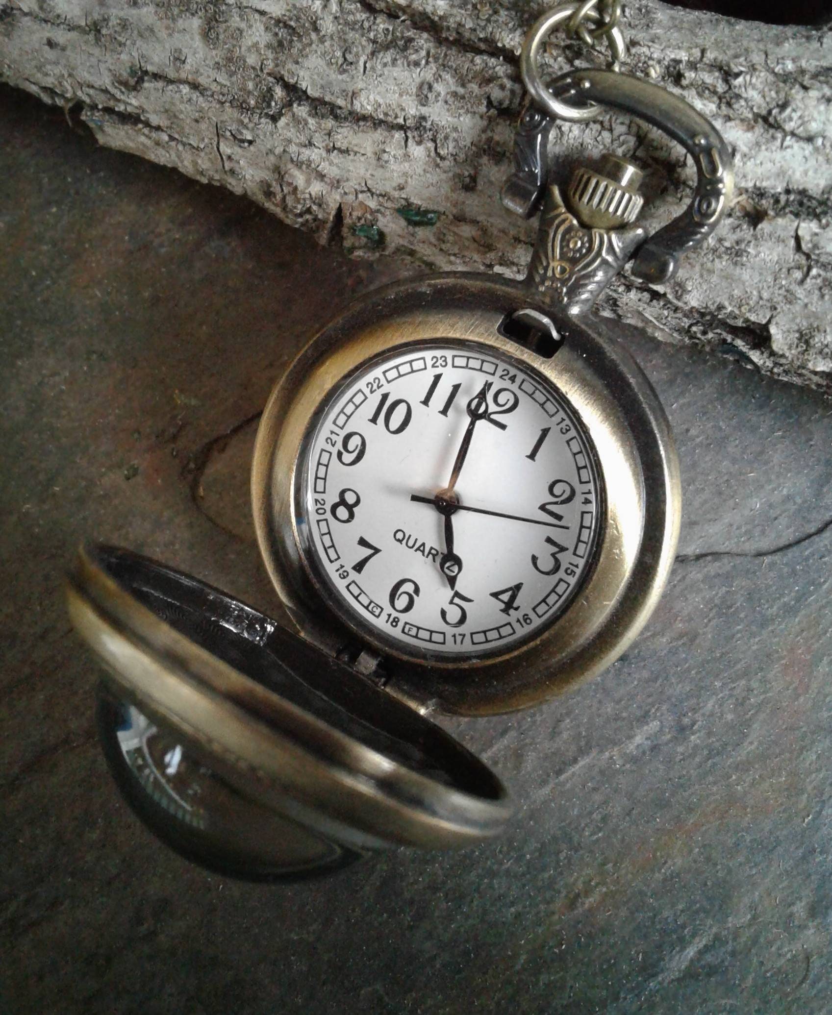 Gothic Steampunk Evil Eye Pocket Watch