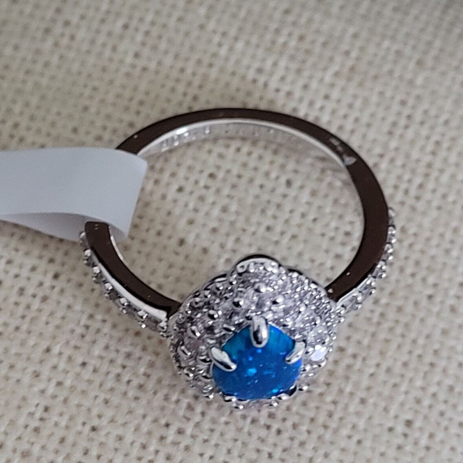 Bomb Party Ring My Spotlight Moment Blue Green Fire Opal Size - Etsy