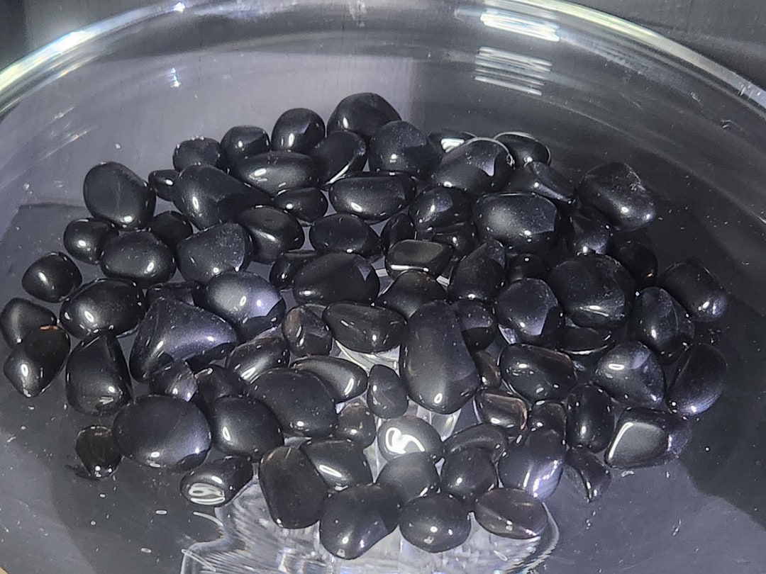 Obsidian apache Tears Tumbled Bulk From Arizona - Etsy