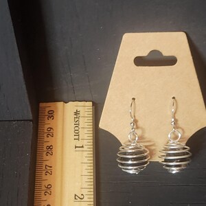 Obsidian "apache Tears" Tumbled Earrings From Arizona - Etsy