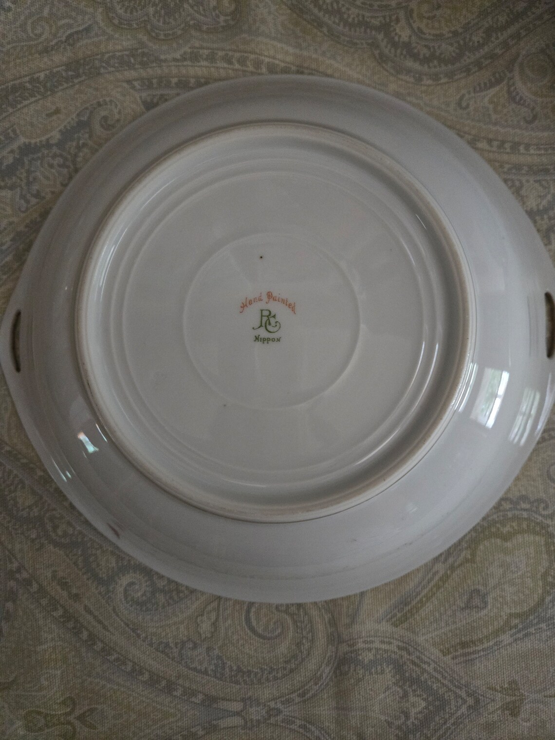 ANTIQUE NIPPON RC Royal Crockery Gold Jeweled Bowl - Etsy