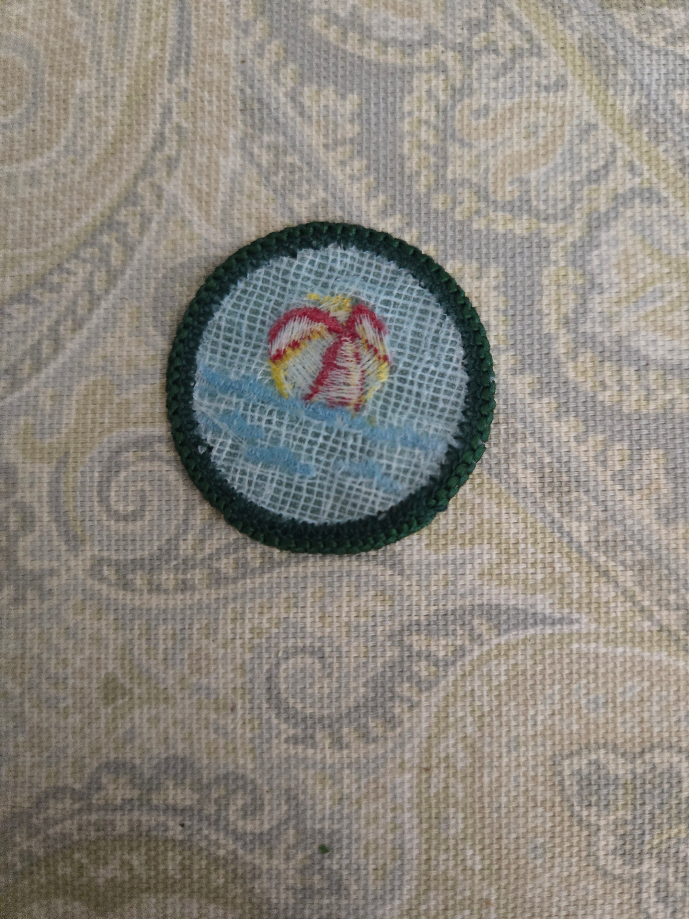 Vintage Girl Scout Water Fun Badge Patch - Etsy