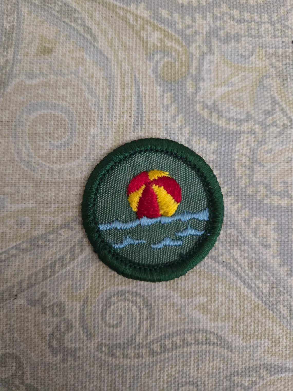 Vintage Girl Scout Water Fun Badge Patch - Etsy