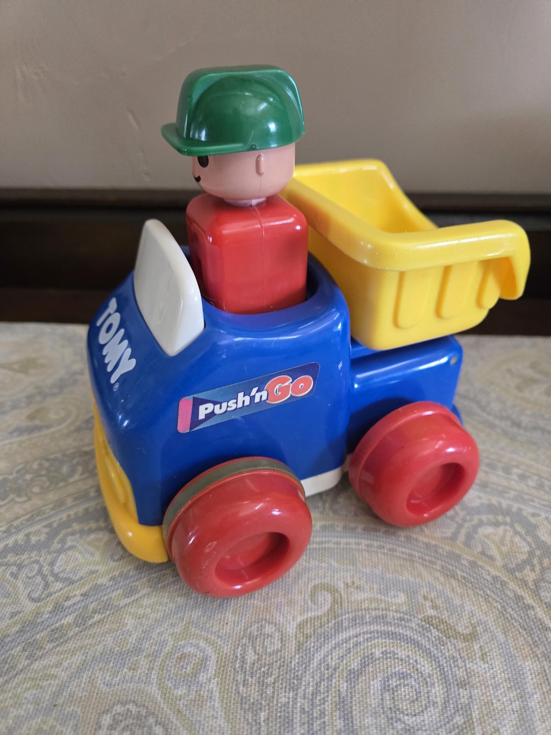VINTAGE Tomy Push and Go, Toy Dump Truck - Works Great - Etsy