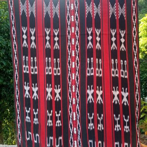Handmade Ikat Wrap Philippines Loomweaving Blanket Shawl Skirt ...