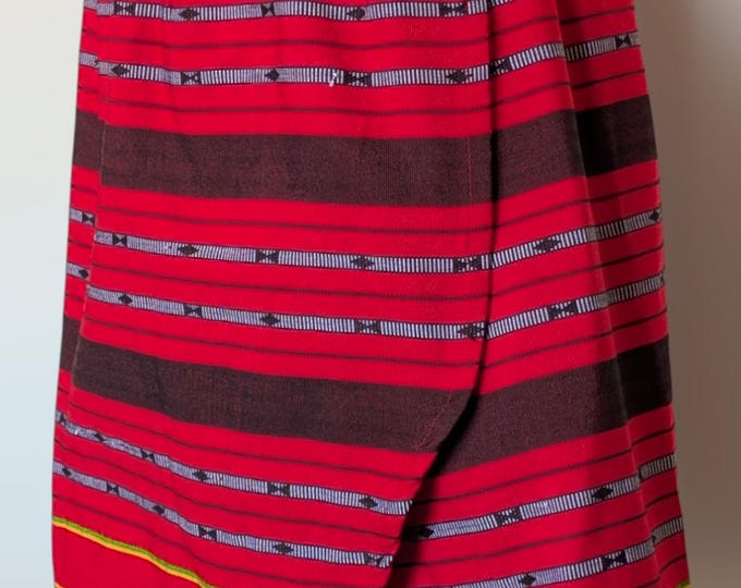 Handwoven Ifugao Inabol Wrap Skirt – Traditional Filipino Attire ...