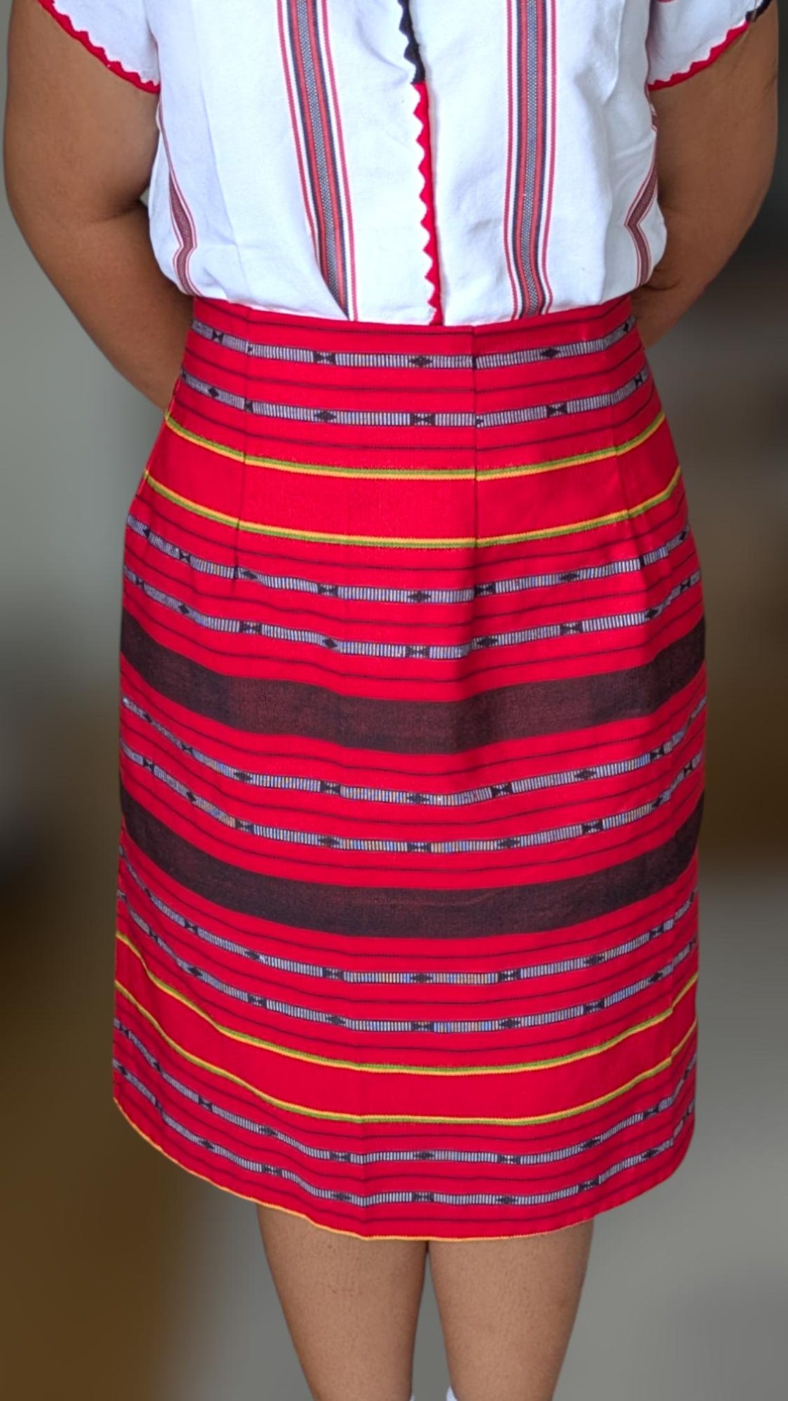 Handwoven Ifugao Inabol Wrap Skirt – Traditional Filipino Attire ...