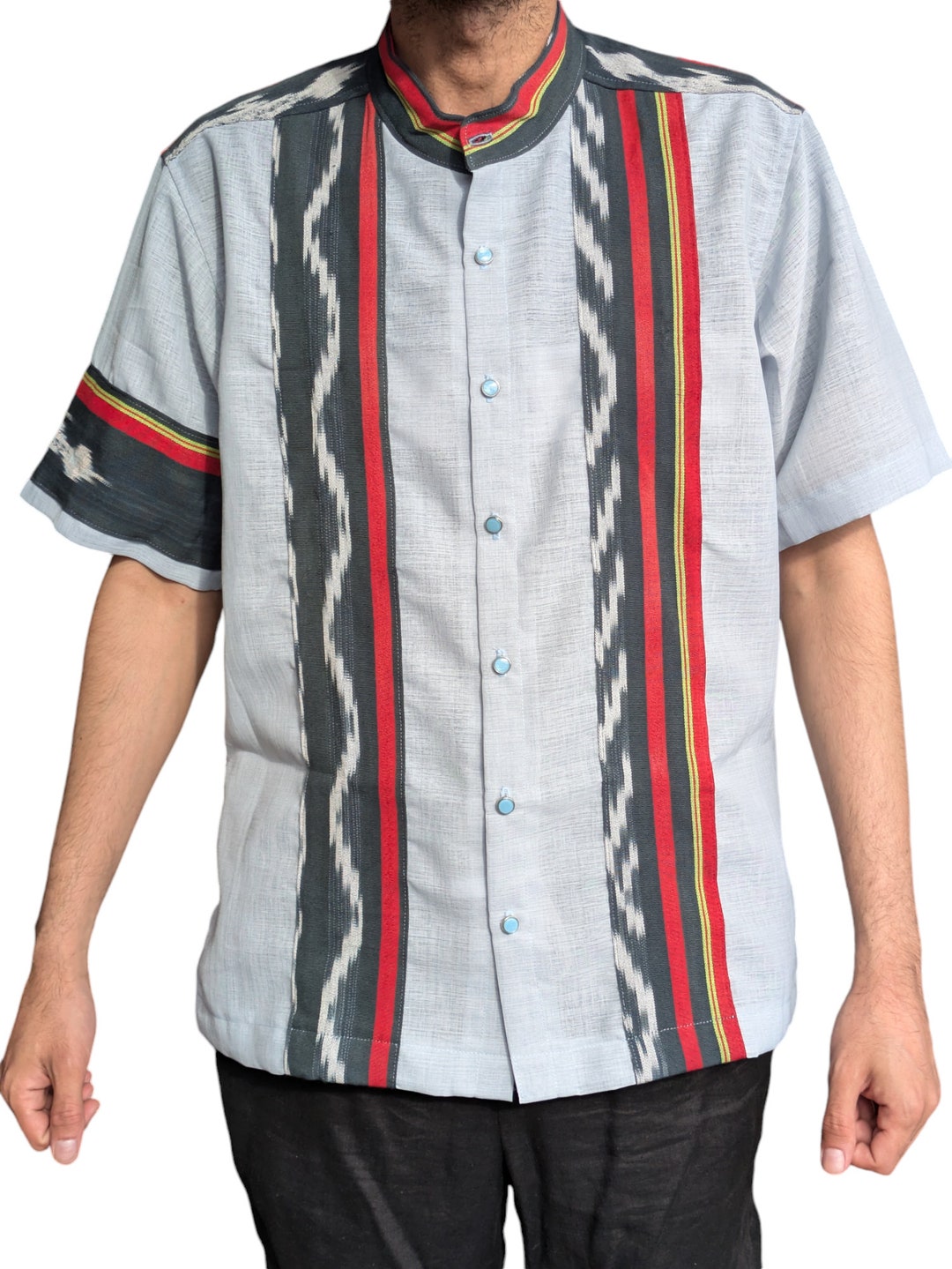 Ikat Men's Polo Shirt | Ifugao | Banaue | Cordillera | Philippine ...