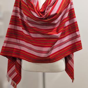 Thick Handwoven Inabel Scarf | Ifugao Traditional Wrap | Ethically Made ...
