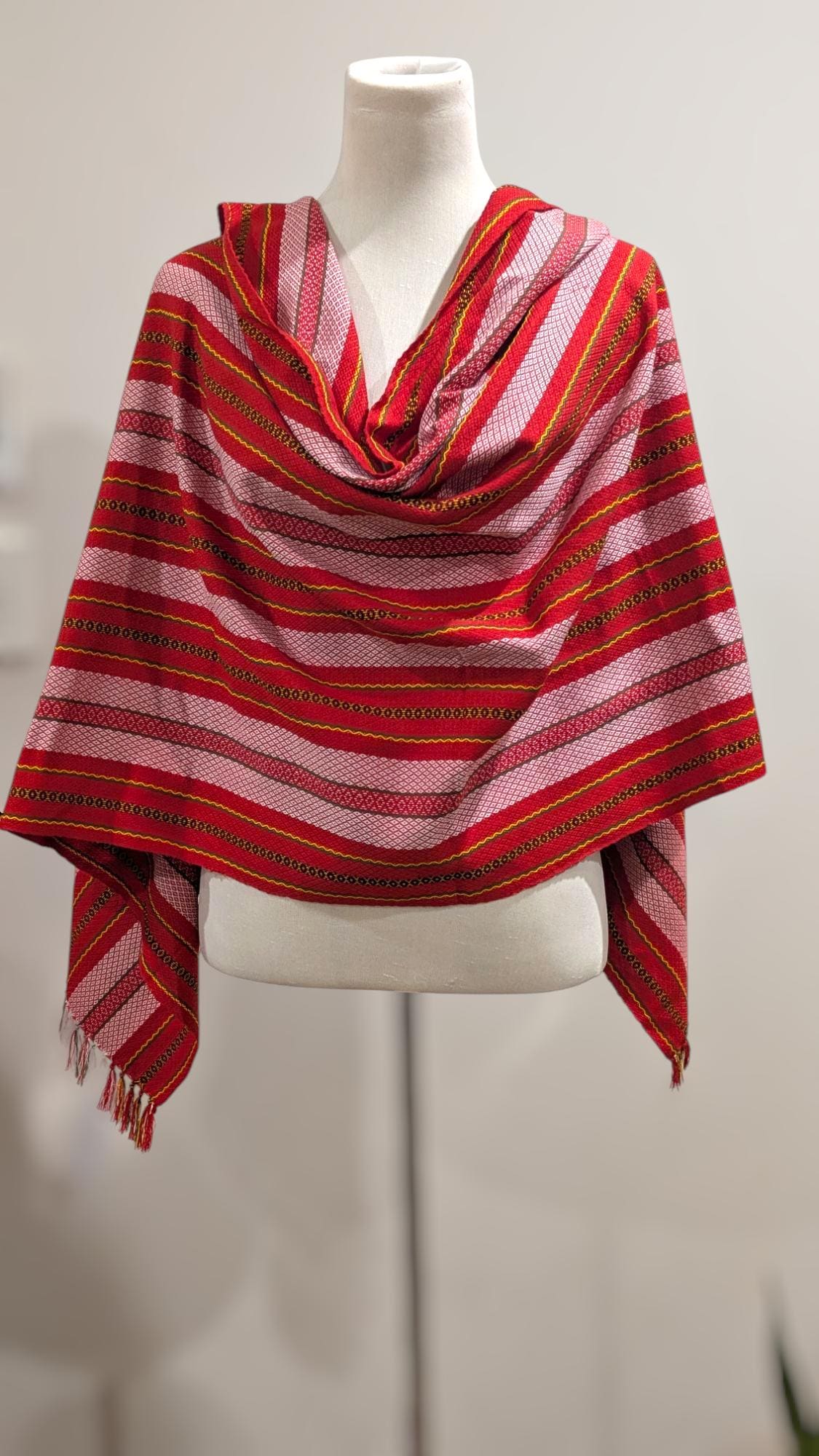 Thick Handwoven Inabel Scarf | Ifugao Traditional Wrap | Ethically Made ...