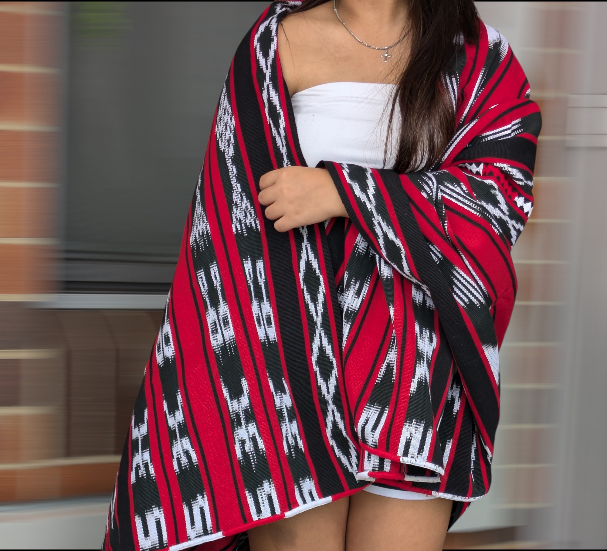 Handmade Ikat Wrap | Philippines | Loomweaving | Blanket | Shawl ...