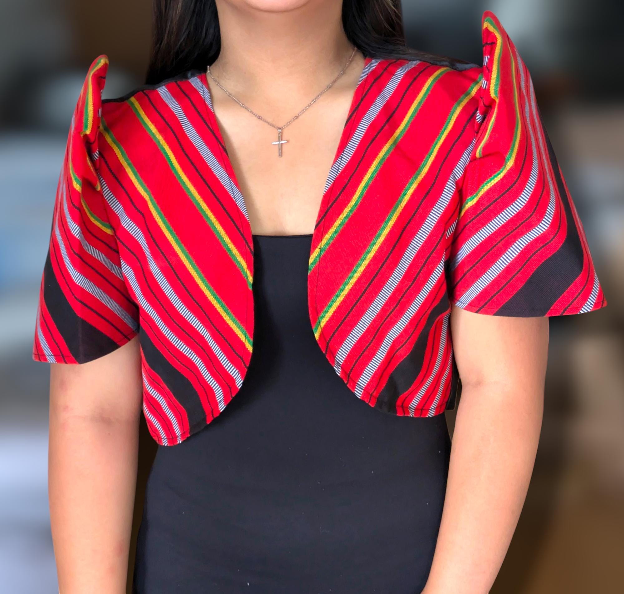 Filipiniana Bolero - Handmade Ifugao Weaving | Authentic Cordillera ...
