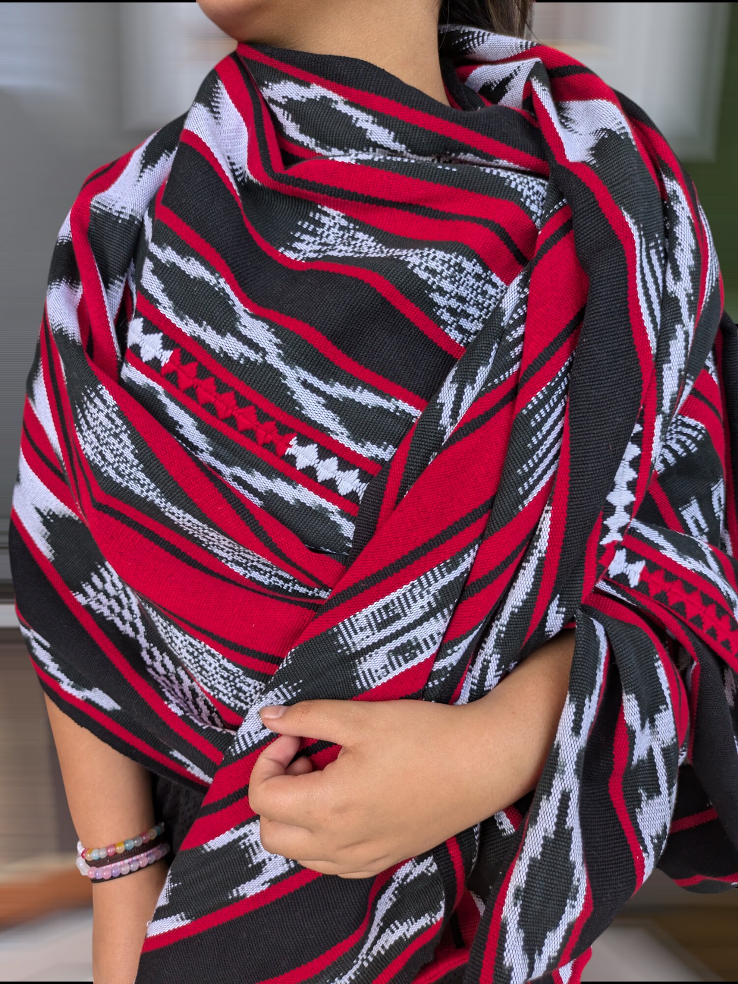 Handmade Ikat Wrap | Philippines | Loomweaving | Blanket | Shawl ...
