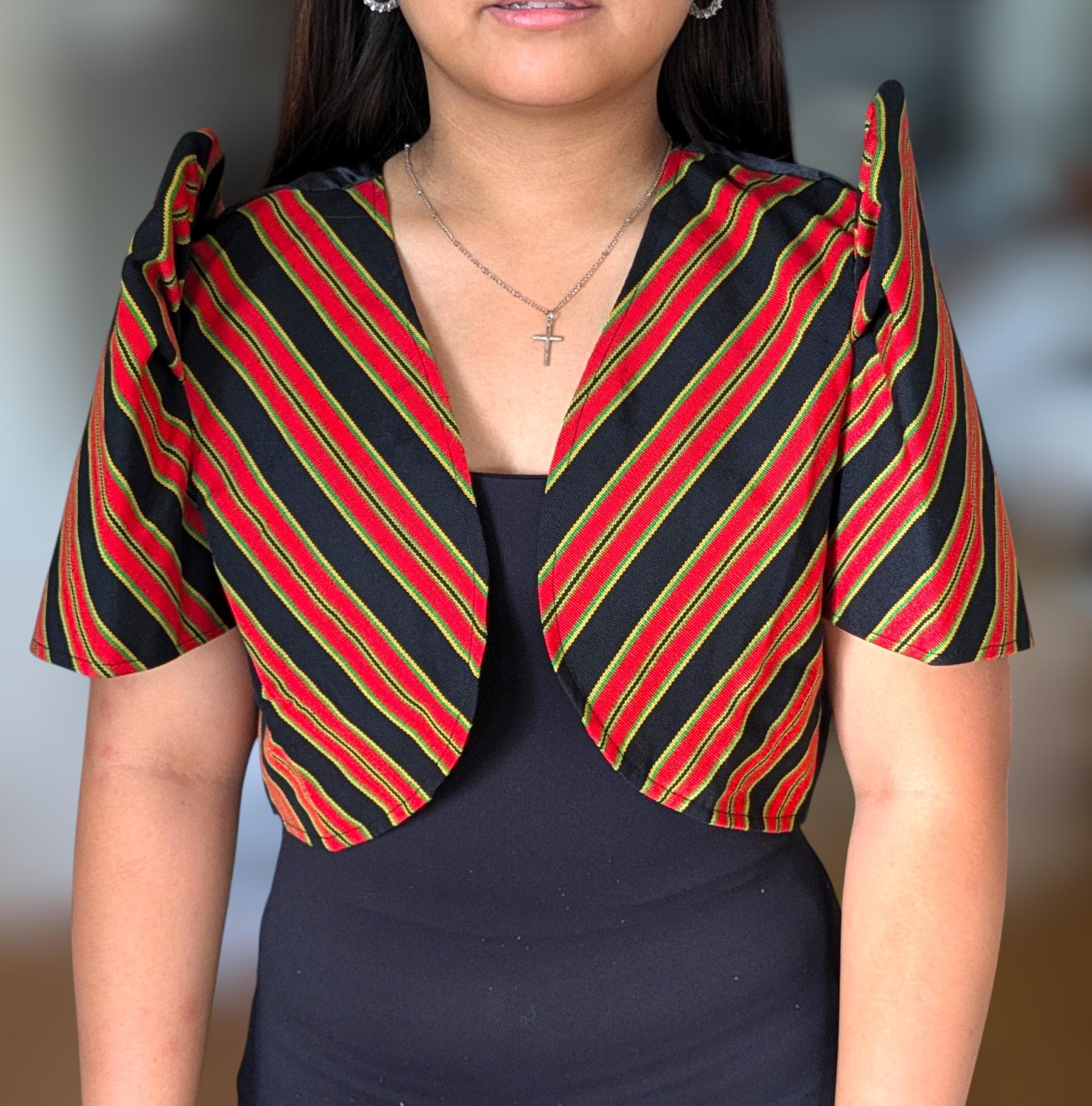 Filipiniana Bolero - Authentic Ifugao Weaving | Cordillera Traditional ...
