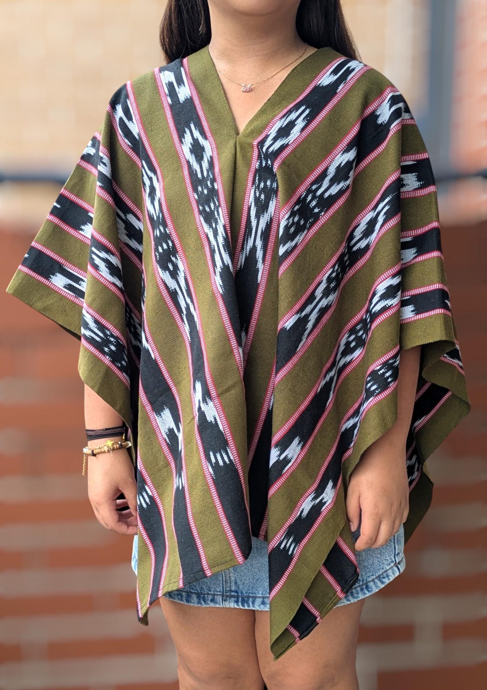 Versatile Ifugao-inspired 3-way Top | Handwoven Traditional Ikat Fabric ...