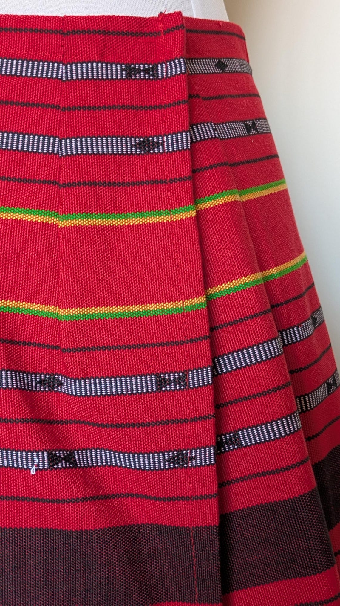 Handwoven Ifugao Inabol Wrap Skirt – Traditional Filipino Attire ...