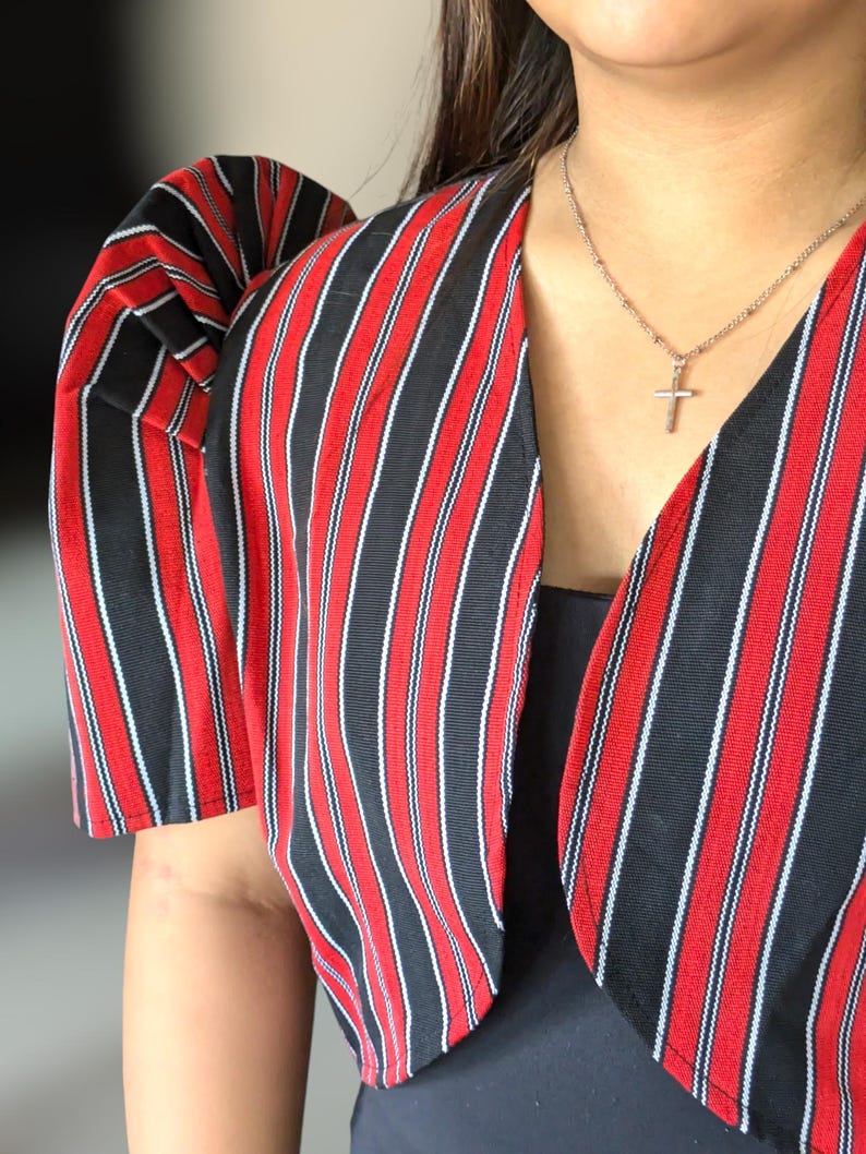 Filipiniana Bolero - Traditional Ifugao Weaving | Cordillera Native ...