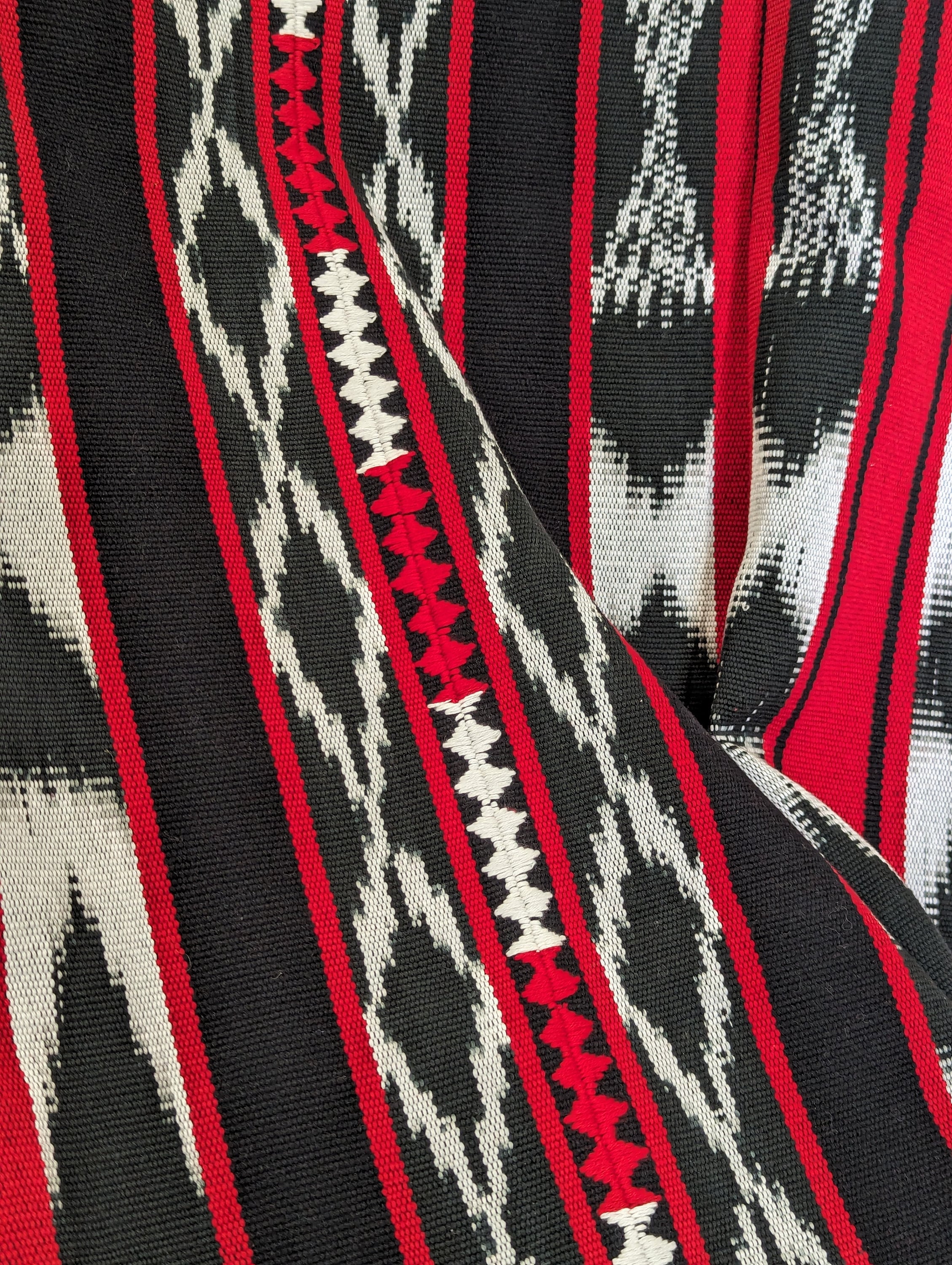 Handmade Ikat Wrap Philippines Loomweaving Blanket Shawl Skirt ...