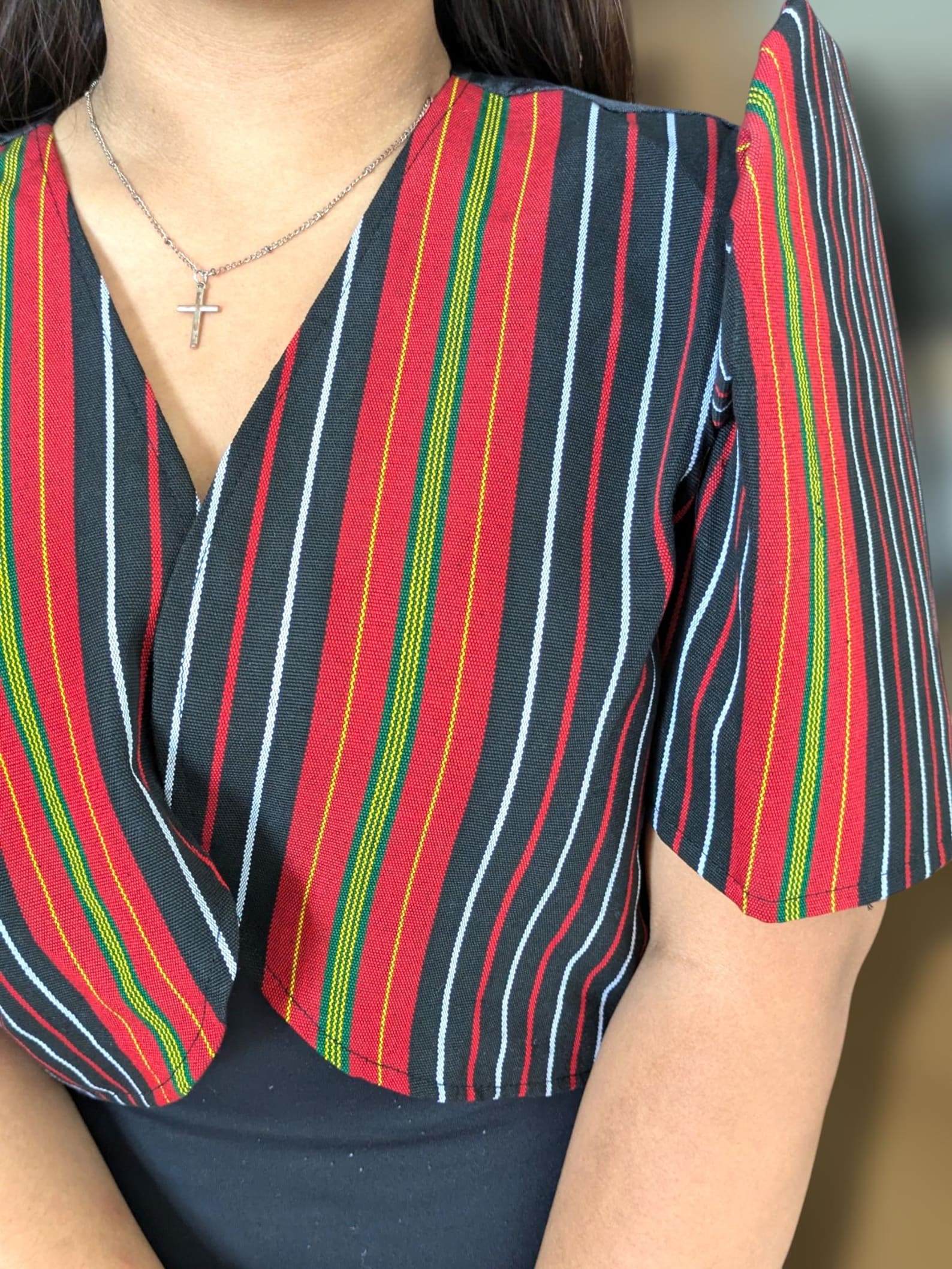 Filipiniana Bolero - Handmade Ifugao Weaving | Medium Cordillera Attire ...