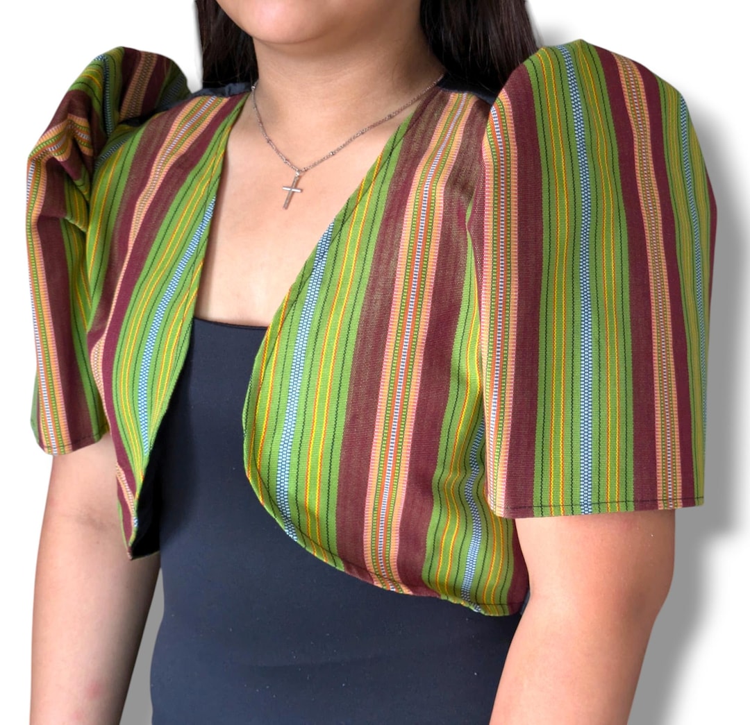 Authentic Filipiniana Bolero - Handmade Ifugao Weaving | Medium ...