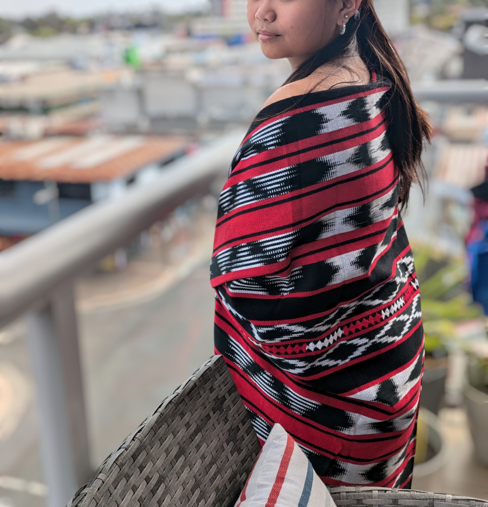 Handmade Ikat Wrap | Philippines | Loomweaving | Blanket | Shawl ...