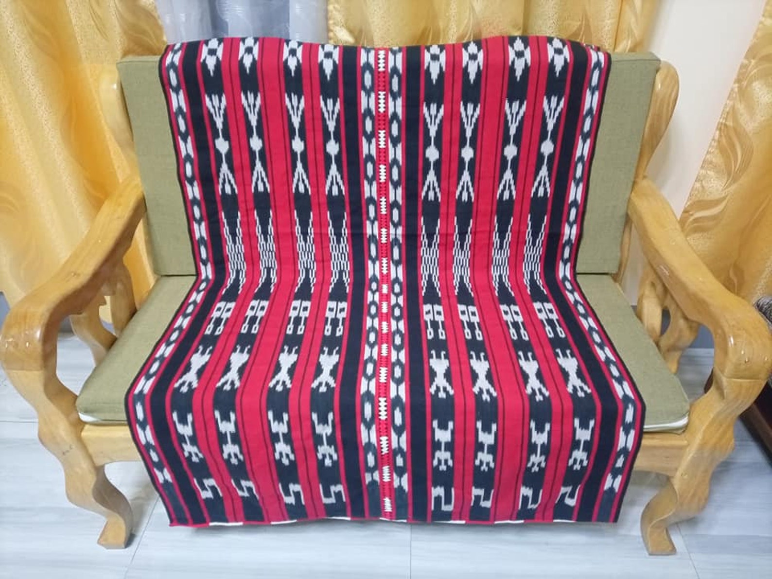 Handmade Ikat Wrap | Philippines | Loomweaving | Blanket | Shawl ...